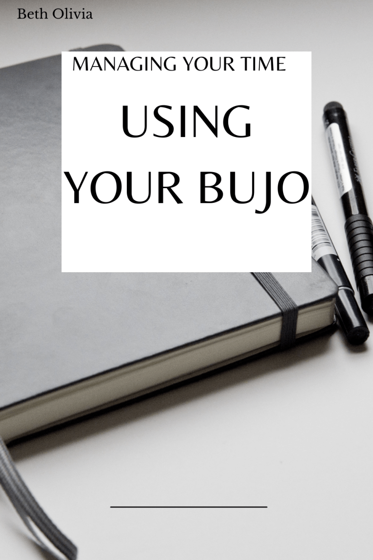 How to Use Your Bullet Journal to Manage Your Time – Beth Olivia